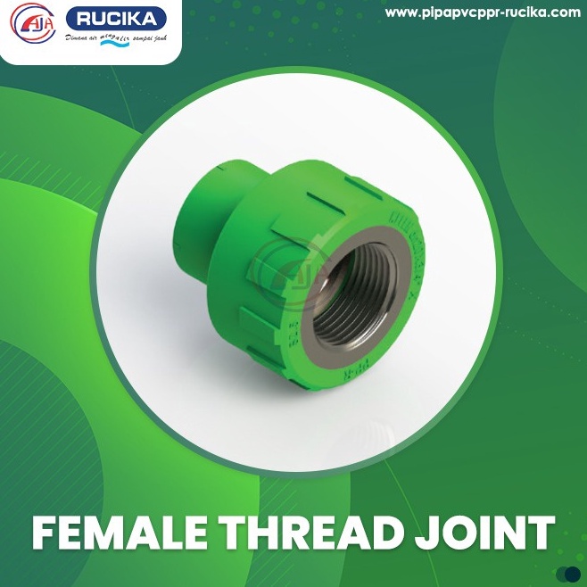 Jual Harga Termurah Female Thread Joint 2x12 PPR Rucika Female Thread ...