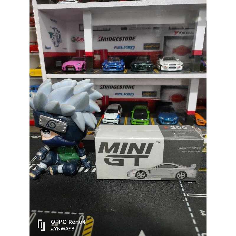 Jual mini gt Toyota TRD 3000Gt Alpine silver metalik | Shopee Indonesia