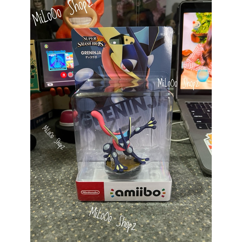 Jual AMIIBO GRENINJA POKEMON - Super Smash Bros SSBU | Nintendo Switch | Shopee Indonesia