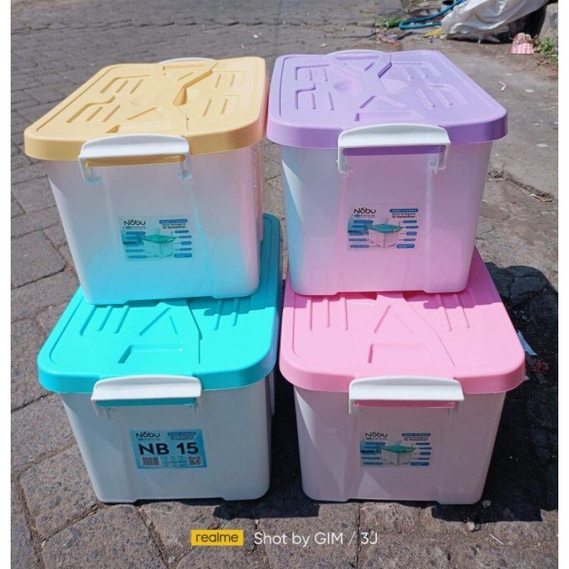 Jual Kontainer Box Nobu 15 Liter, Container Box Nobu 15L | Shopee Indonesia