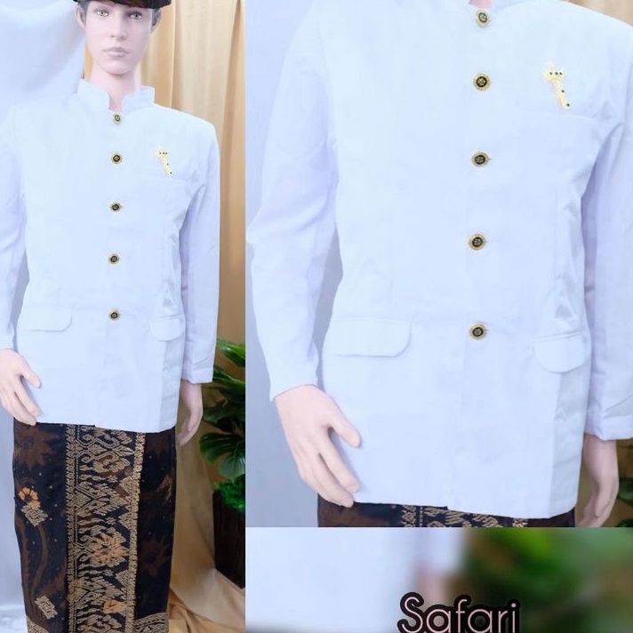 Jual Hari Ini Beli Besok Sampai Jas Busana Adat Bali Pria Kemeja Safari ...