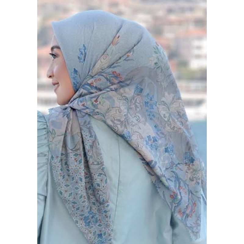 Jual The Topkapi Series by Buttonscarves (blue shadow) | Shopee Indonesia