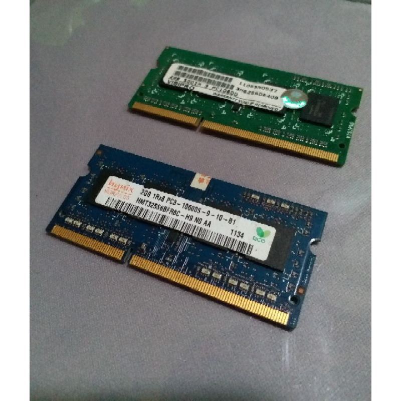 Jual RAM laptop 2GB & 2GB DDR3 dapat 2pcs ( Merk Visipro & SK Hynix ...