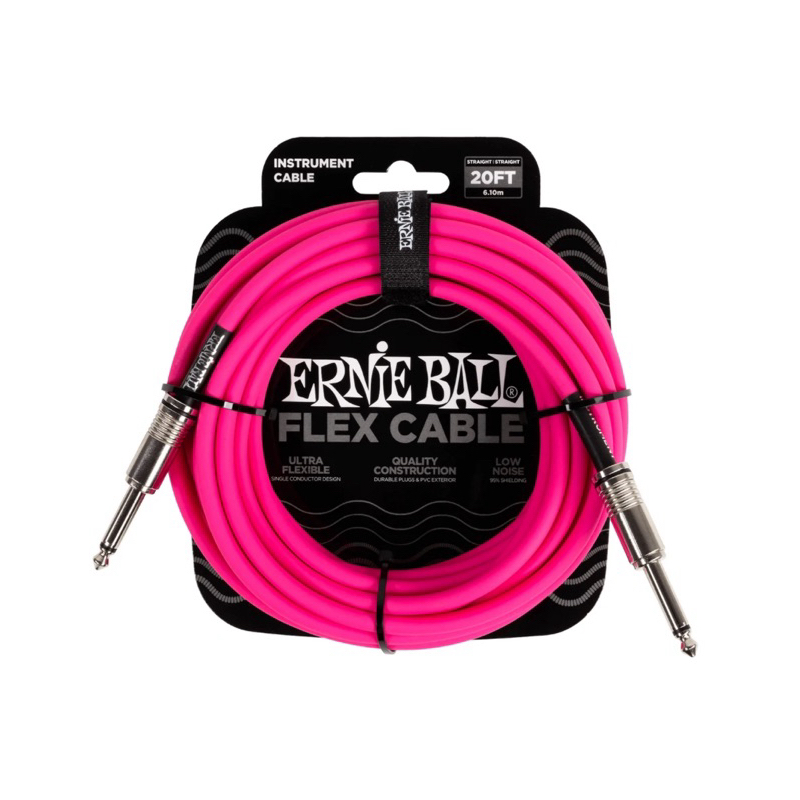 Jual KABEL JACK ERNIE BALL 20FT FLEX STRAIGHT PINK | Shopee Indonesia