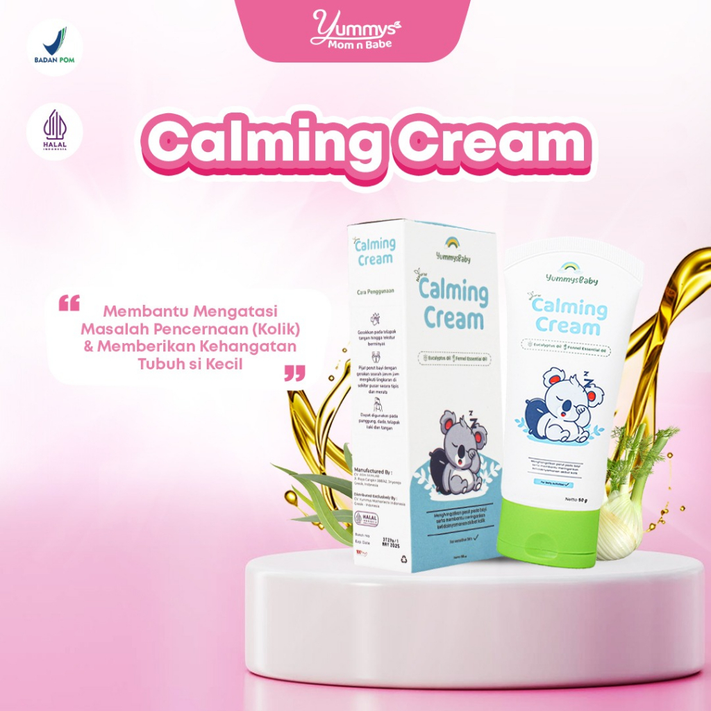 Jual YummysBaby Calming Cream | Memberikan Kehangatan Perut dan Nutrisi ...