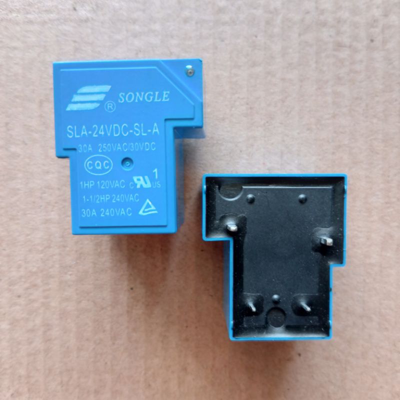 Jual RELAY SONGLE SLA 4PIN 24VDC 30A RELAI SLC 24V 4 PIN | Shopee Indonesia