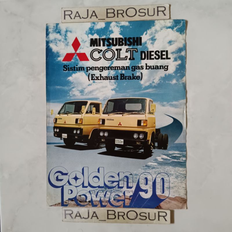 Jual Poster brosur katalog leaflet jadul lawas Mitsubishi Colt Diesel FE 111 FE111 EZRY 6 ban/FE ...