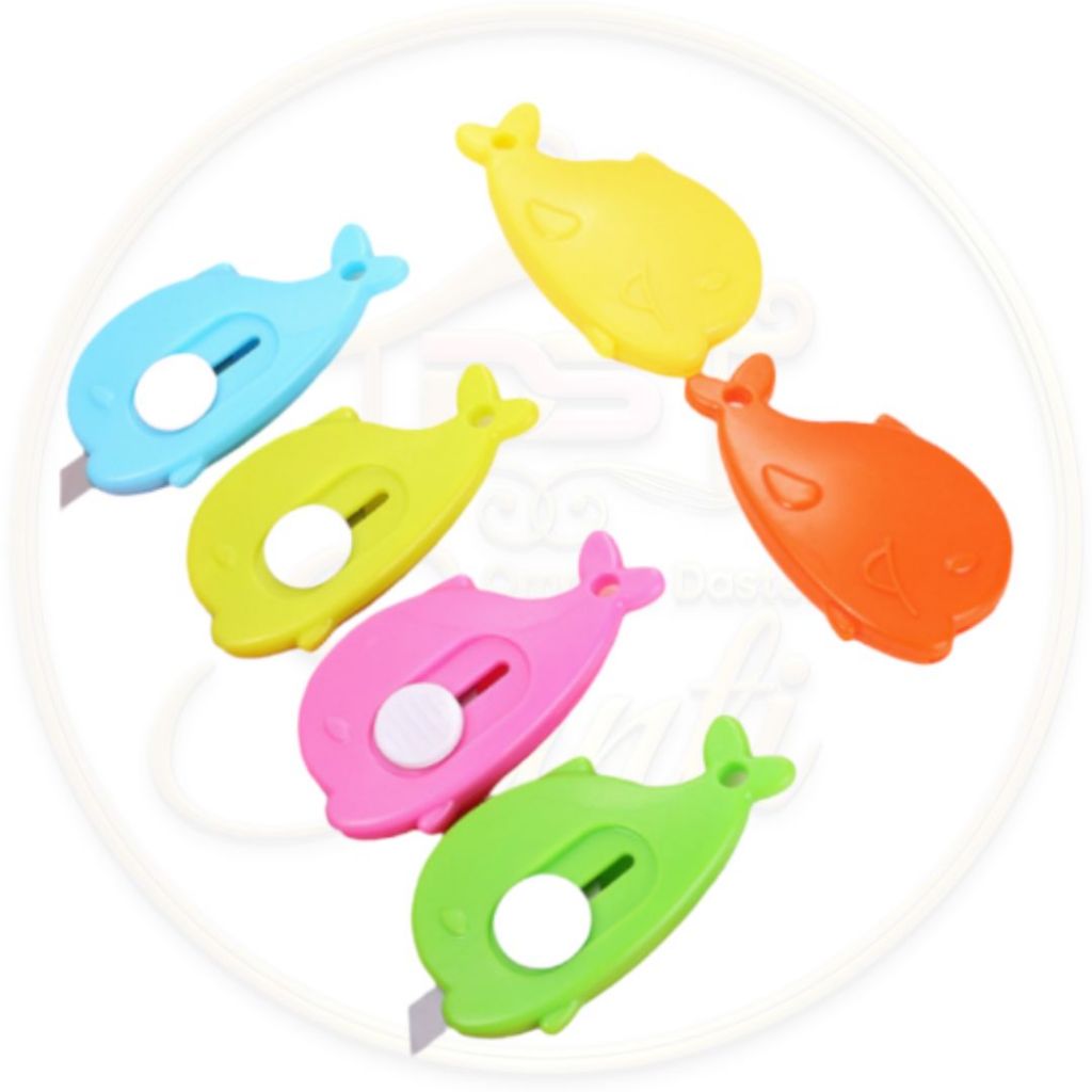 Jual PISAU CUTTER MINI KARAKTER / PISAU KATER PACKING UNBOXING PAKET ...