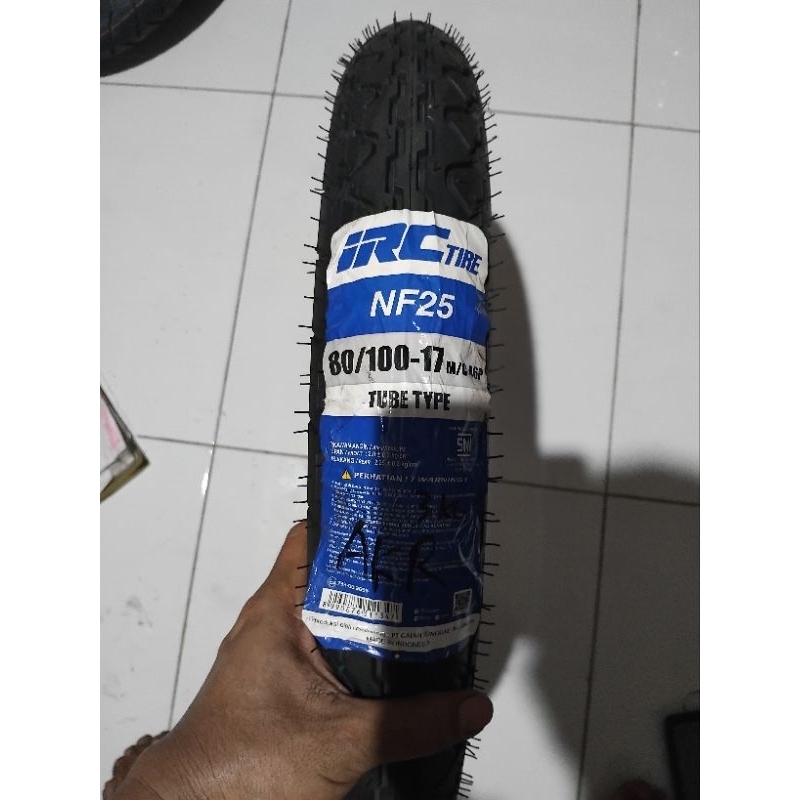 Jual BAN LUAR TUBETYPE IRC 80/100-17 TIPE NF 25 BAGUS BERKUALITASBan ...