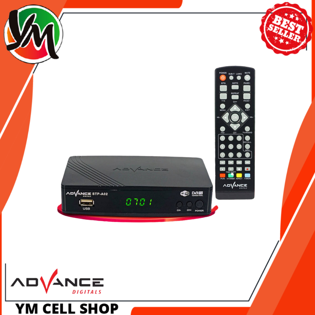 Jual Set Top Box STB ADVANCE STP-A02 TV Digital Receiver Penerima Siaran Full HD | Shopee Indonesia