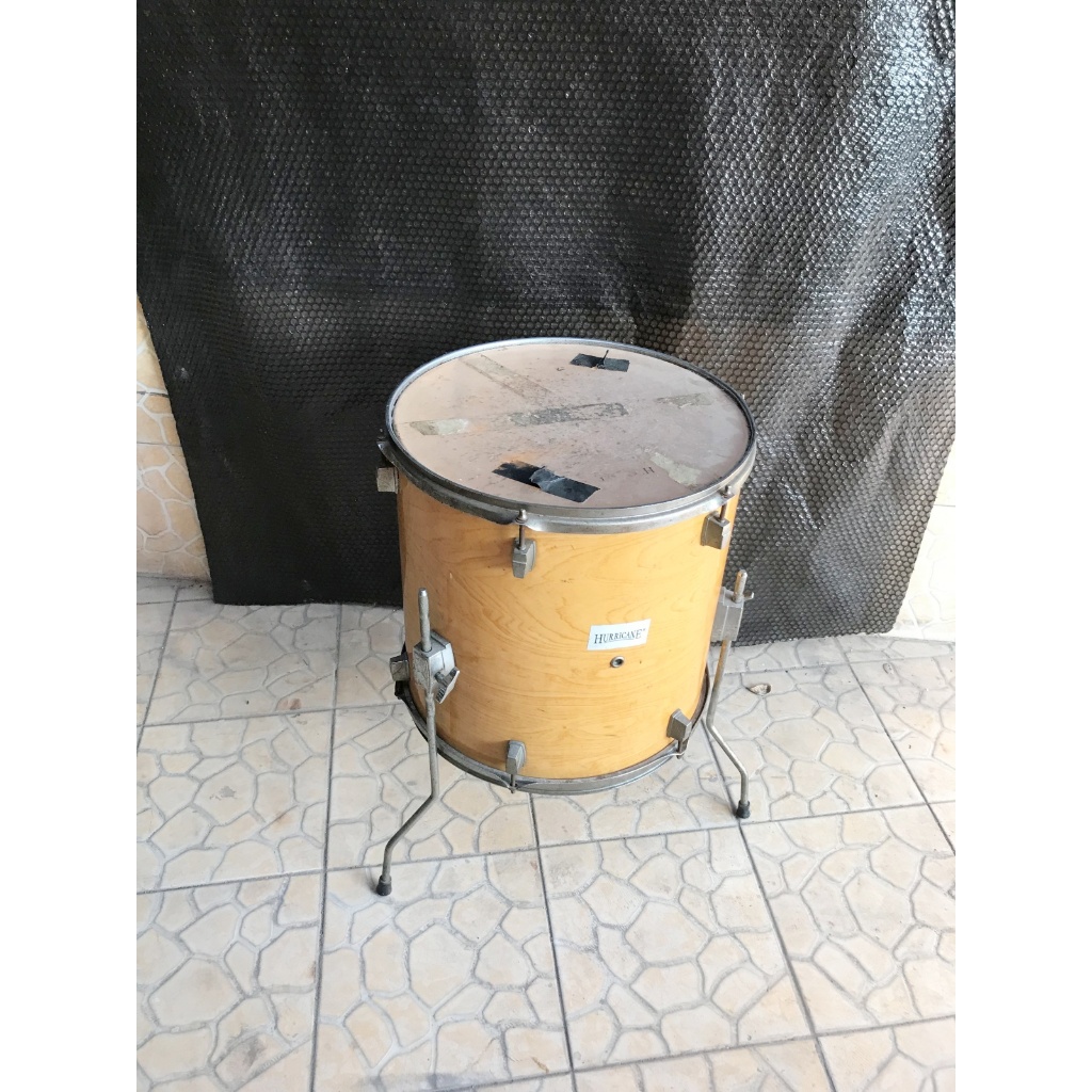 Jual floor tom 16 inch hurricane mulus siap pakai | Shopee Indonesia