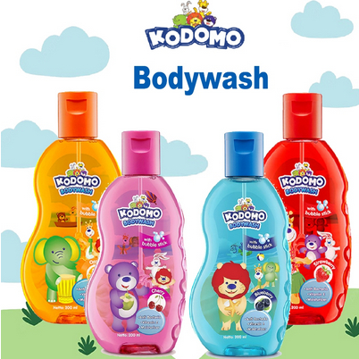 Jual KODOMO BODY WASH BLUEBERRY, CHERRY, ORANGE, STRAWBERRY 200 ML | Shopee Indonesia