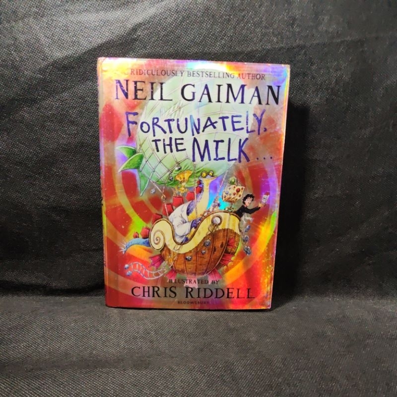 Jual Buku Fortunately The Milk, Neil Gaiman, Chris Riddell, GaimanBook ...