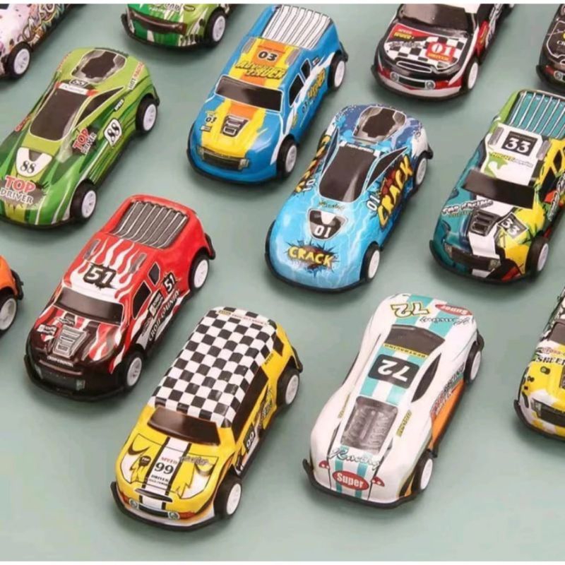 Jual Mainan Mobil Mini Racing Bahan Alloy Mobil Balap Pullback Bahan ...