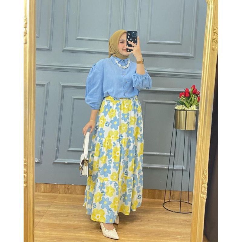 Jual ONE SET ROK ZARA TERBARU/SETELAN BAJU DAN ROK WANITA TERBARI ...