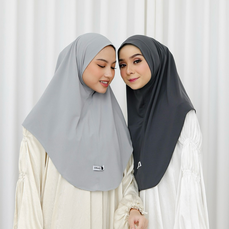 Jual Dhinda Hijab - Bergo Non Pet Antem Size L (Jersey Ity Terbaik) | Shopee Indonesia