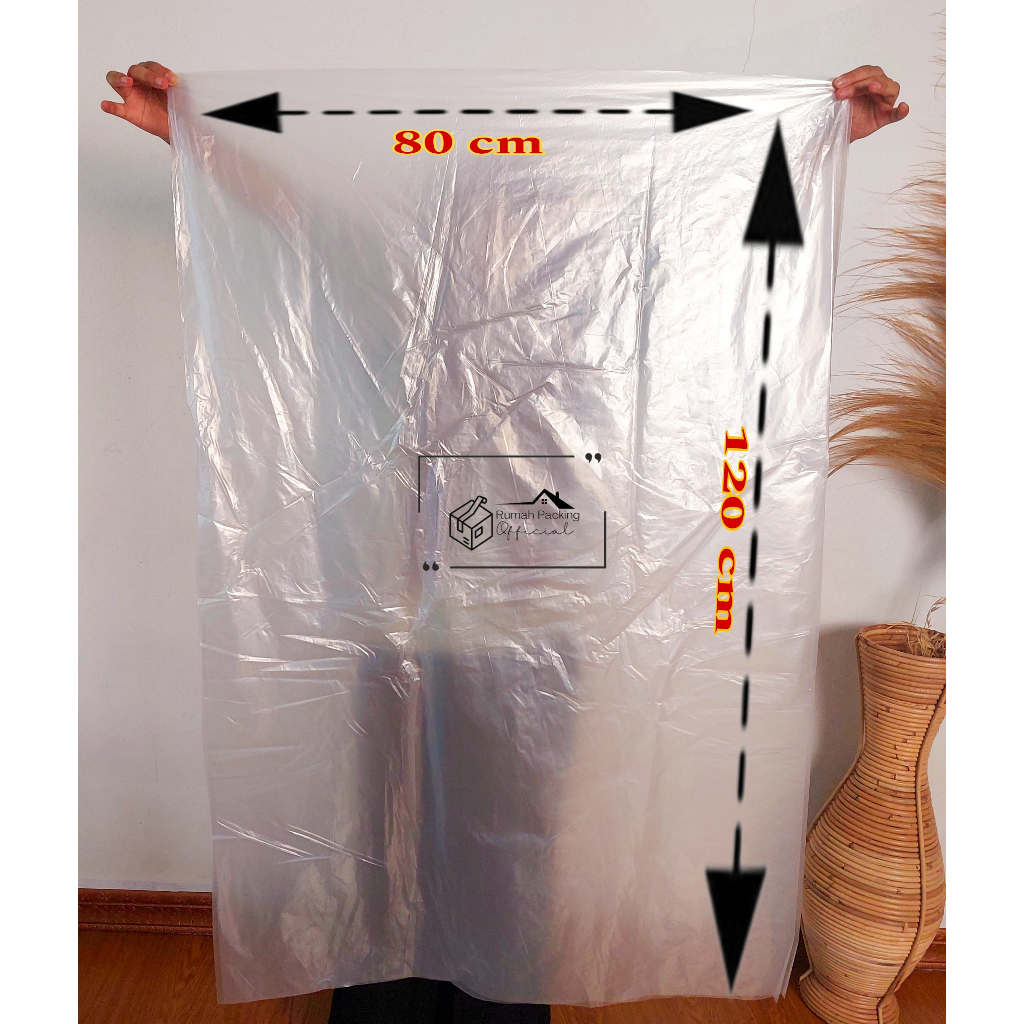 Jual 1 Kg Plastik Bening Jumbo 75 X 120 Cm Plastik Packing Serbaguna ...