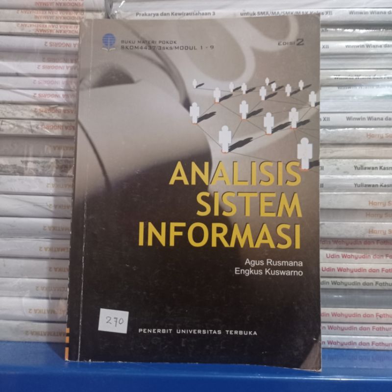 Jual buku bekas ANALISIS SISTEM INFORMASI BY AGUS RUSMANA , ENGKUS ...