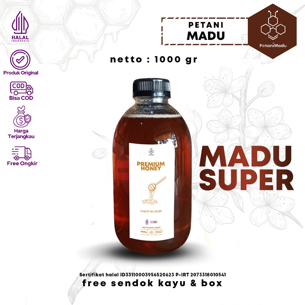 Jual Madu Super Murni Nektar Multiflora 100% Original | Shopee Indonesia