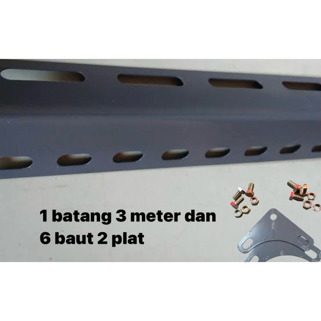 Jual Besi Siku / Rak Siku / Siku Lubang besi / siku rak barang / rak ...