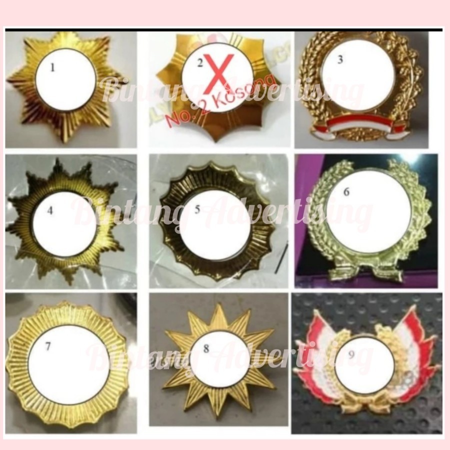 Jual Macam-Macam Pin Polos Pin Polosan Pin Kosongan Pin Logo Polos ...