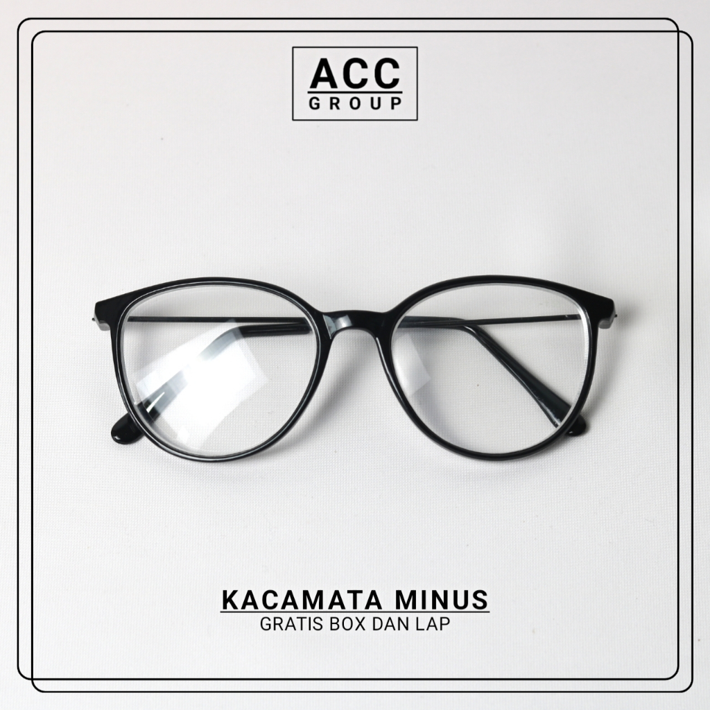 Jual NEW KACAMATA MINUS MODEL OVAL TANGKAI BESI FREE BOX DAN LAP UKURAN ...