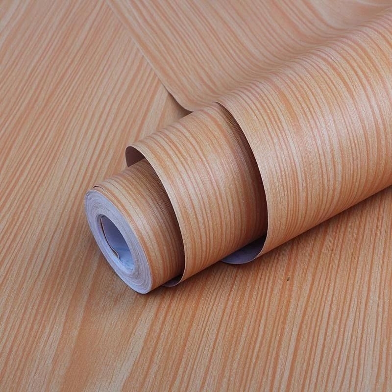 Jual !!! MURAH BANGET !!! Wallpaper Dinding Motif Serat Kayu Stiker ...