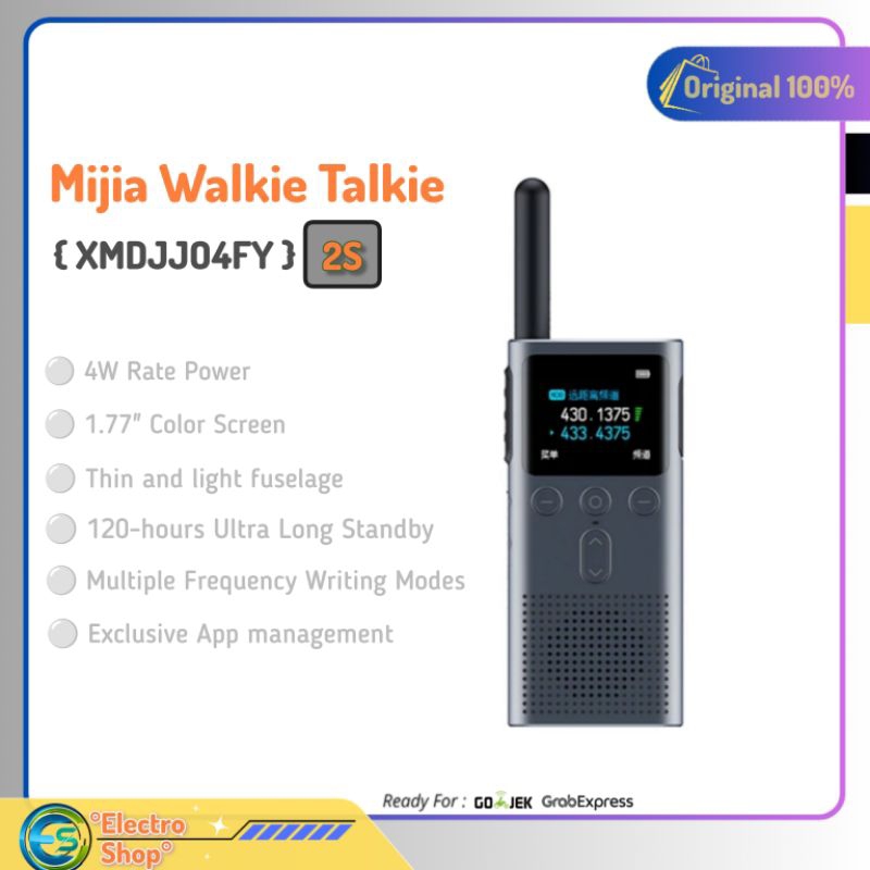 Jual Mijia Smart Walkie Talkie 2S HT Intercom 4W Long Standby Smart App ...