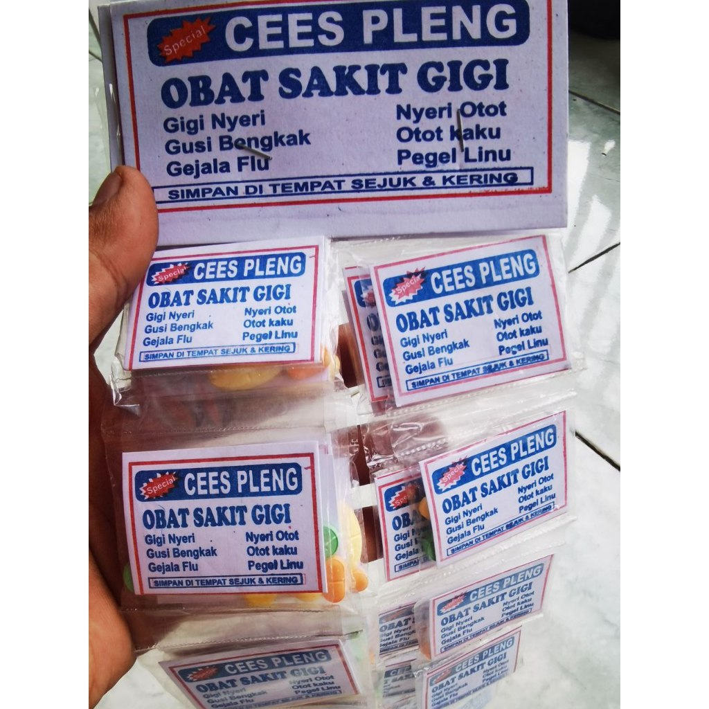 Jual obat sakit gigi racikan cespleng harga per pcs | Shopee Indonesia