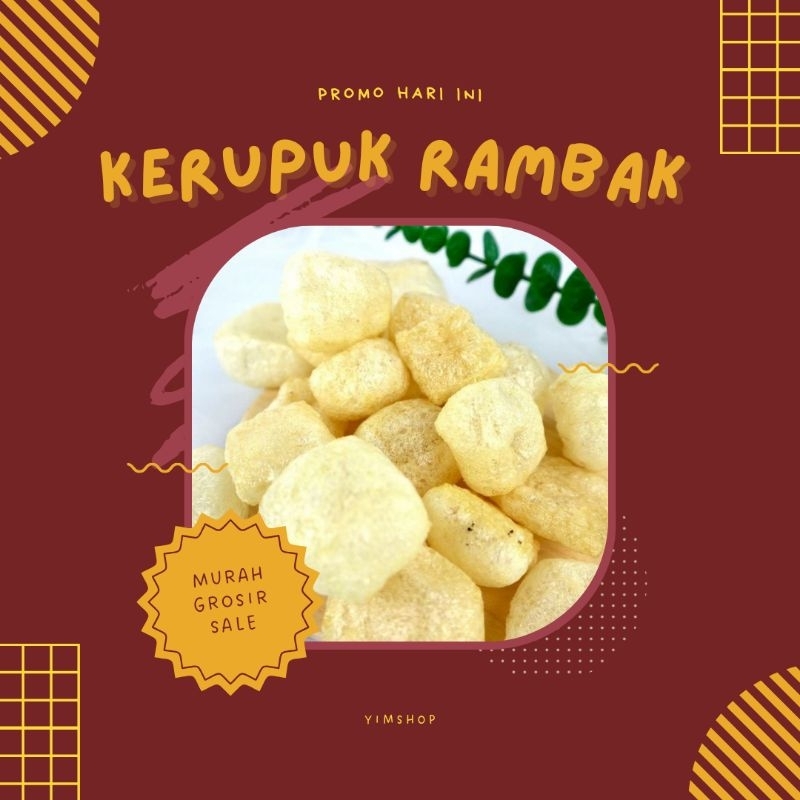 Jual Rambak kulit sapi viral kekinian / rambak sapi / dorodok / kerupuk ...