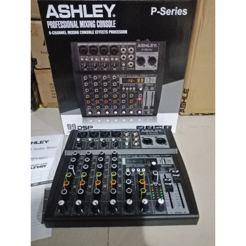 Jual Mixer Ashley P-Series / Mixer Asley P Series 6 Channel Original ...