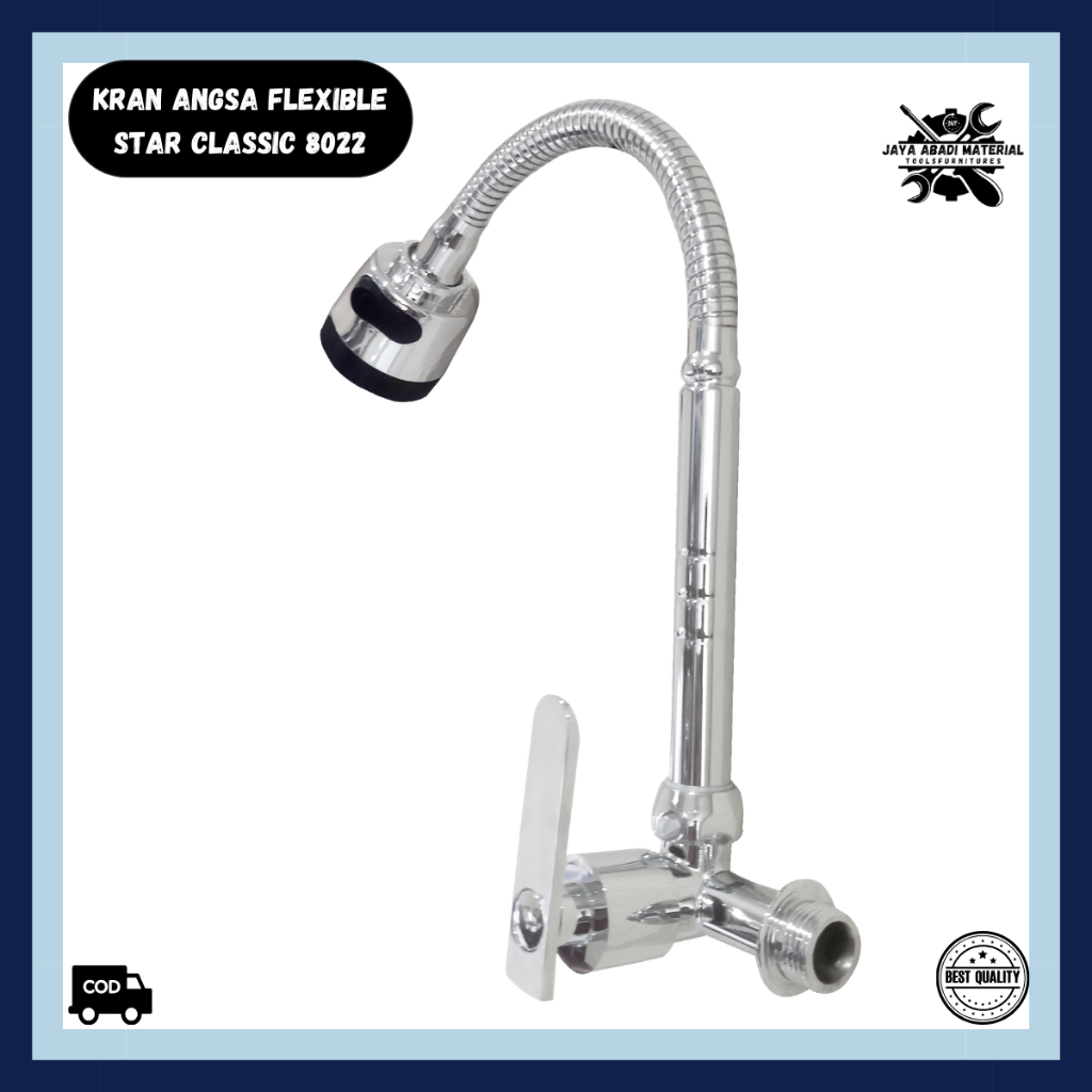 Jual [JAM] Kran Angsa Fleksibel Cuci Piring 2 Mode Star Classic / Kran ...