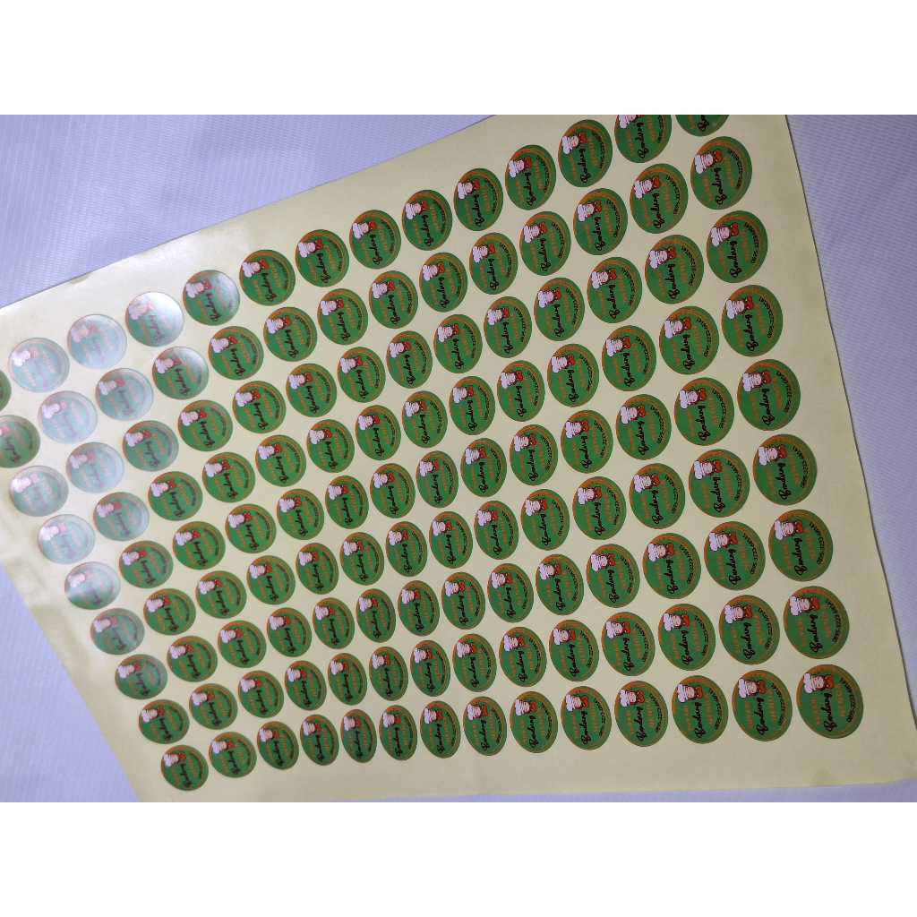 Jual Sticker Label A3+ Bahan Vinyl + Cutting | Shopee Indonesia