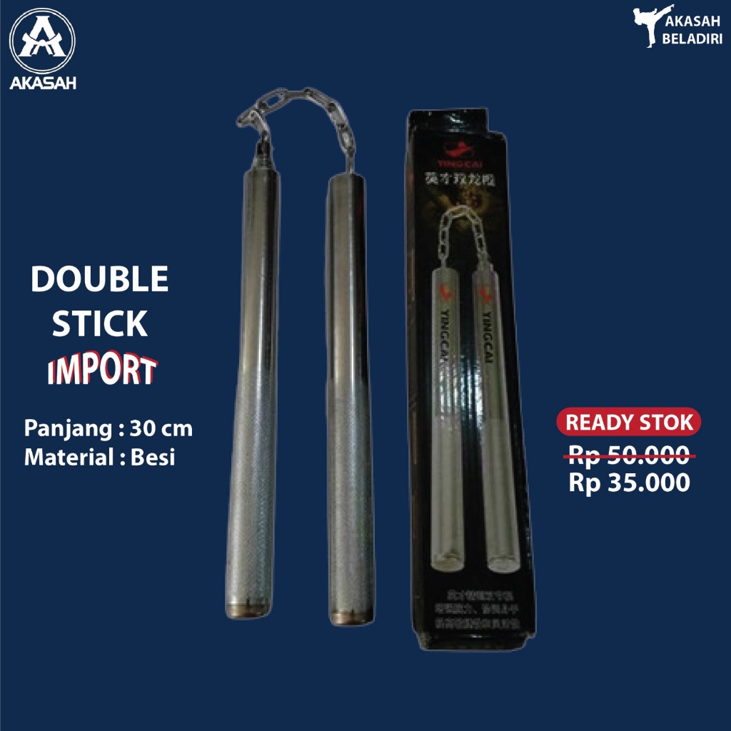 Jual Nunchaku Double Stick Dobel Stick Ruyung Besi Import Tongkat Besi ...