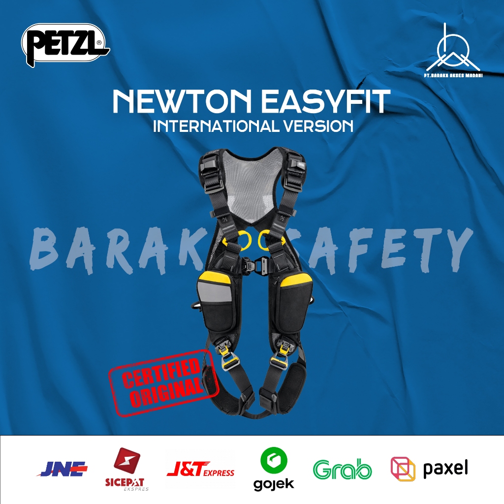 Jual PETZL NEWTON EASYFIT FULL BODY HARNESS Fall Arrest Harness for ...