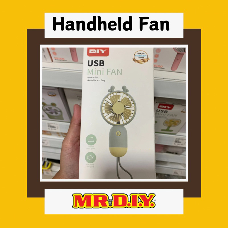 Jual Kipas Angin Tangan - Kipas Angin Portable - Kipas Angin Mr. DIY | Shopee Indonesia