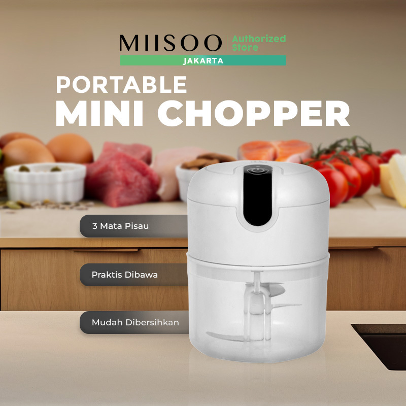 Jual MIISOO Portable Blender Gilingan Mini Bumbu dan Daging dengan USB ...