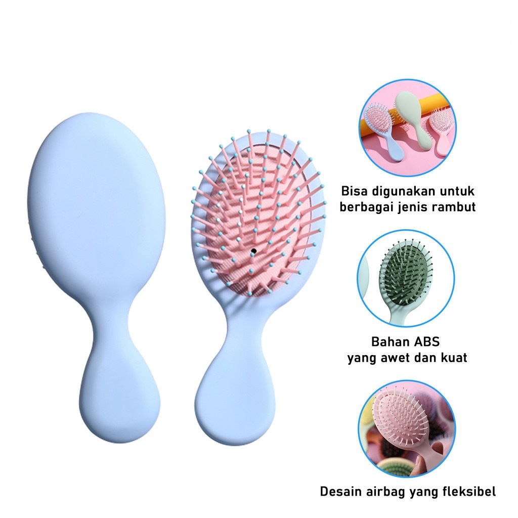 Jual DETANGLER COMB Mini / Sisir Mini Anti Kusut / Travel Size ...