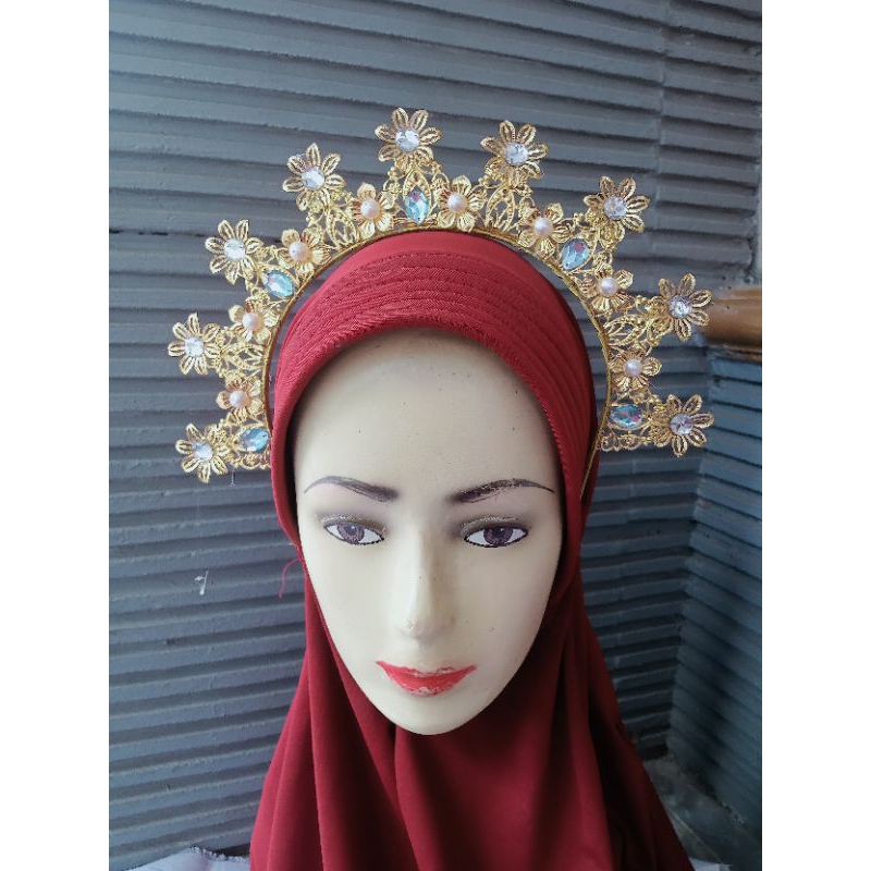 Jual (style 27)bando adat/bando tari/mahkota | Shopee Indonesia
