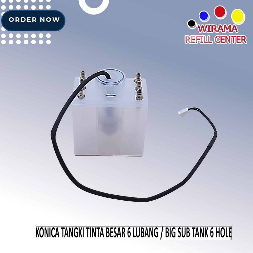 Jual Konica Tangki Tinta Besar 6 Lubang / Big Sub Tank 6 Hole | Shopee ...