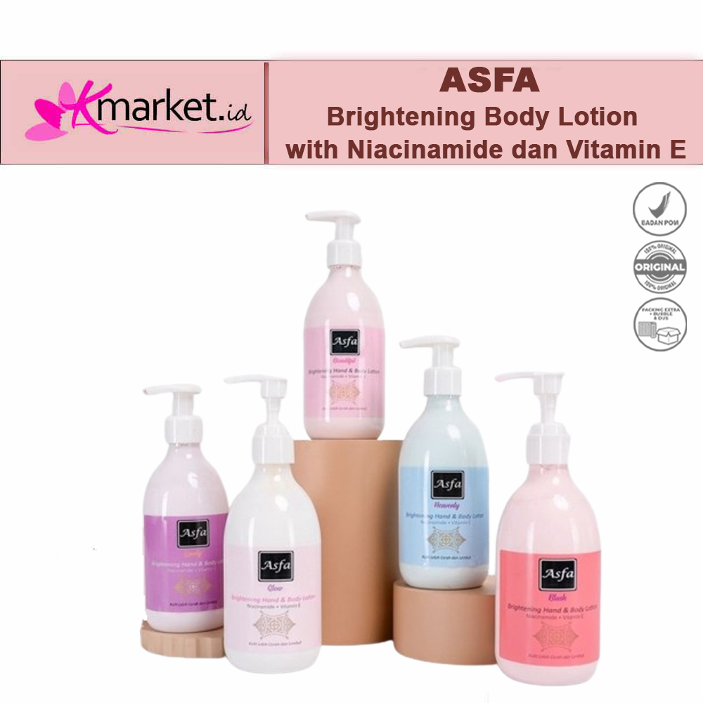 Jual ASFA Brightening Hand & Body Lotion Niacinamide + Vitamin E 300ml ...
