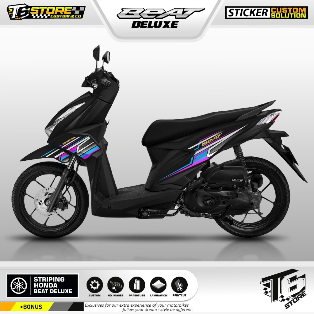 Jual STIKER MOTOR Striping Beat Deluxe - Stiker Motor Honda Beat Street ...