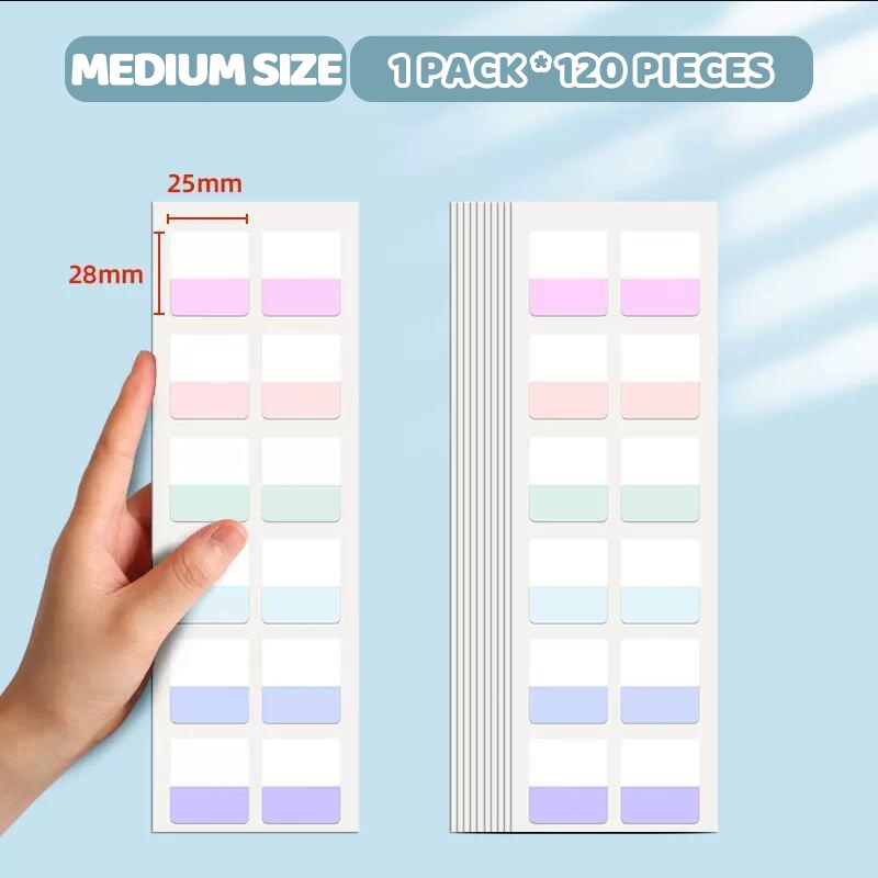 Jual EG 240 pcs Catatan tempel berindeks putih sticky notes Menulis di ...