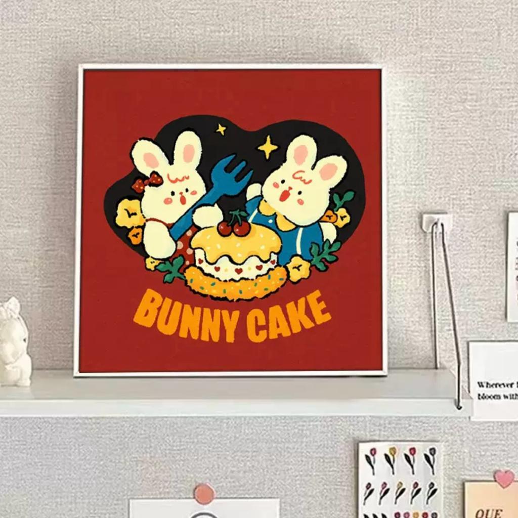 Jual [HARU] Paint by Number Kit Canvas DIY Cartoon Character Ghibli ...