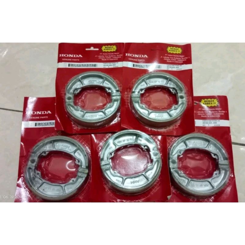 Jual kampas rem belakang beat, vario, spacy KZL isi 5pcs | Shopee Indonesia