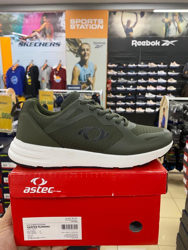 Jual Astec Harper Running Army Green Men's Shoes Original | Shopee ...