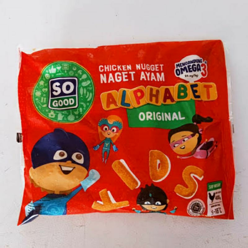 Jual So Good Naget Alphabet 400 gr | Shopee Indonesia