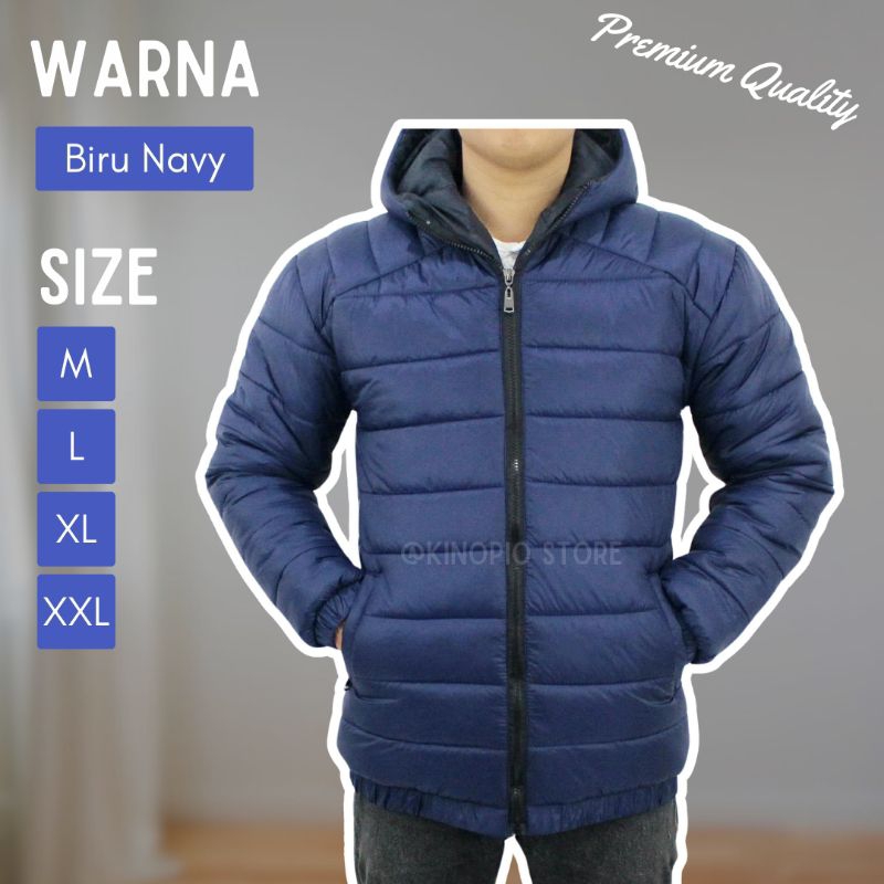 Jual JAKET PUFFER OUTDOOR PRIA TEBAL - JAKET PARASUT - JAKET GELEMBUNG - JAKET TOURING - JAKET ...