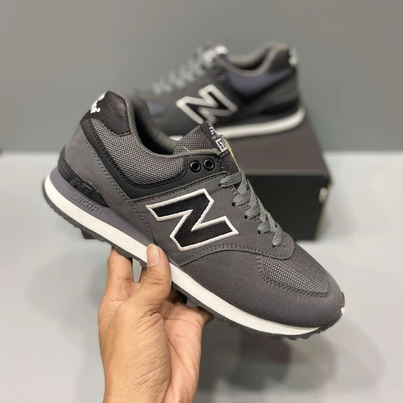Jual Sepatu New Balance 574 Encap Black Grey | Shopee Indonesia