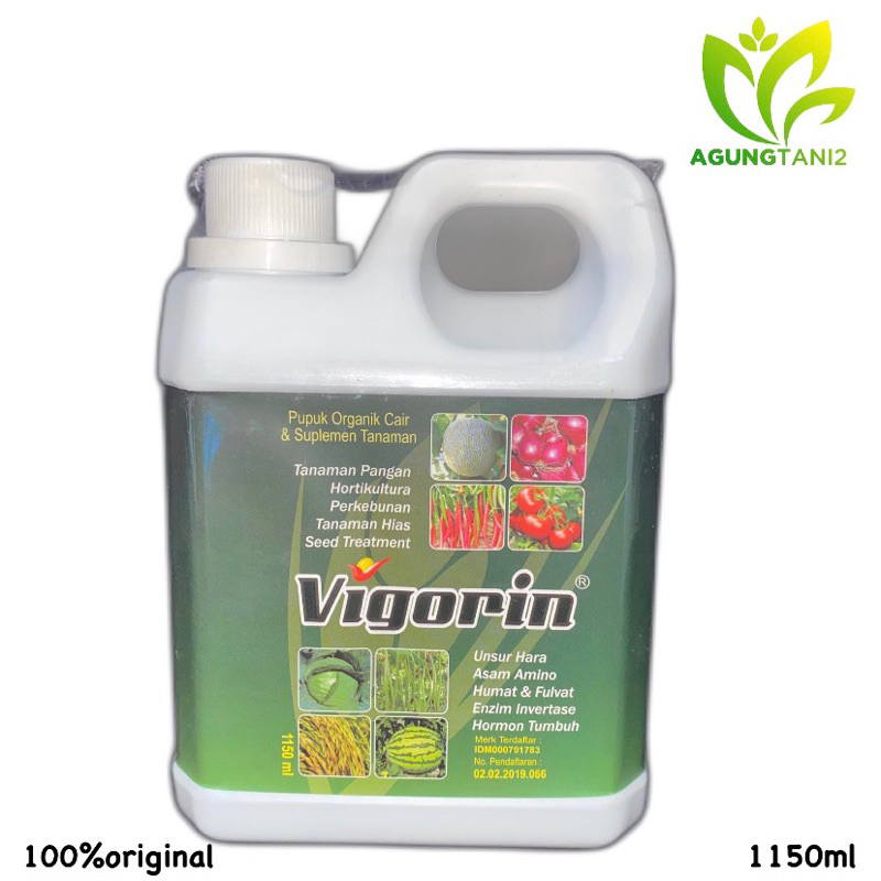 Jual PUPUK ORGANIK CAIR & SUPLEMEN TANAMAN VIGORIN 1150ML | Shopee ...